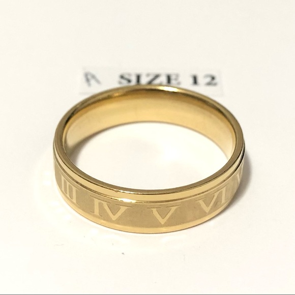 Jewelry | Roman Numerals Ring Size 12 | Poshmark
